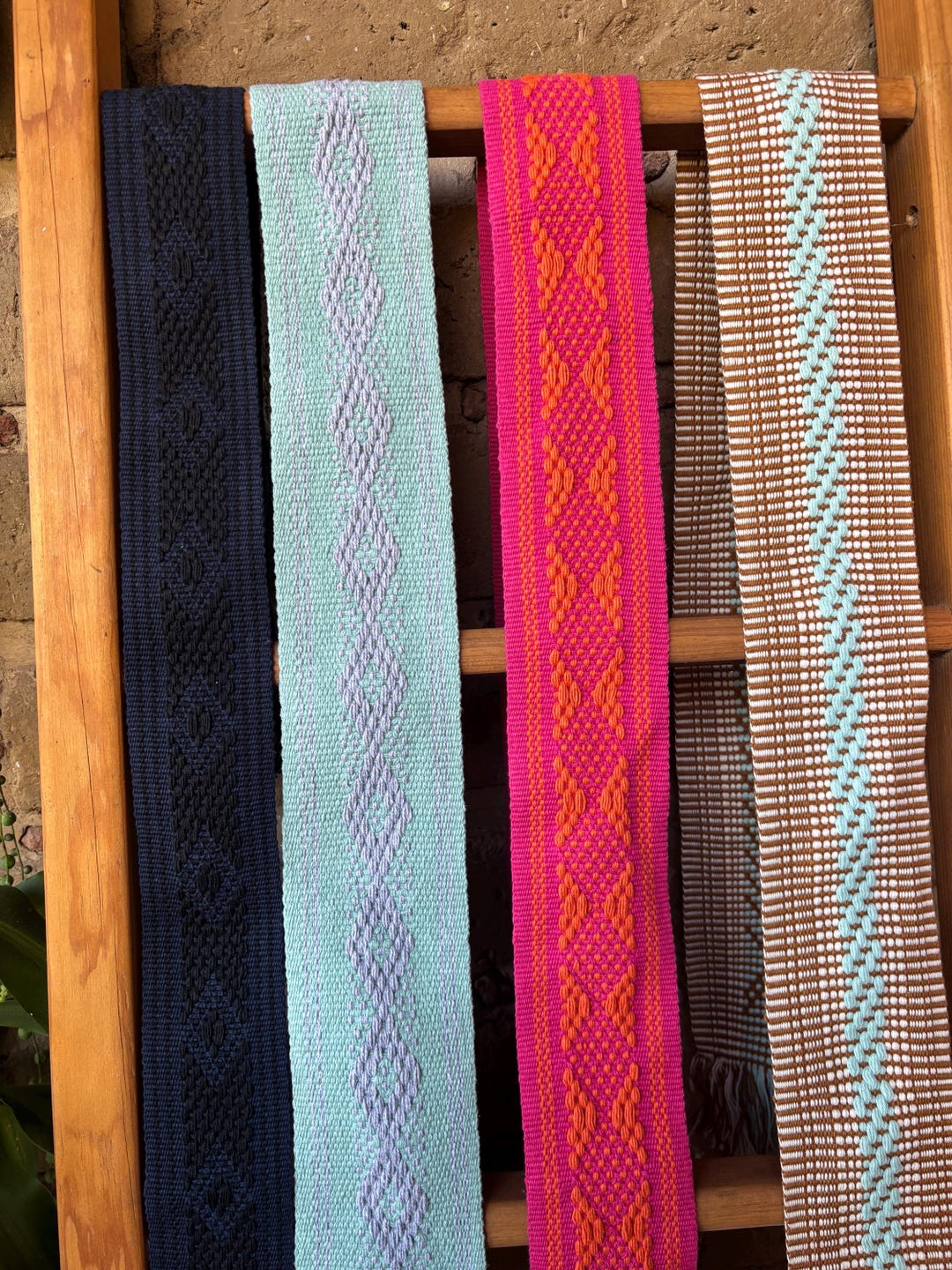 Colorful Hand Loomed Mexican Cotton Sash or Belt From Oaxaca - Etsy