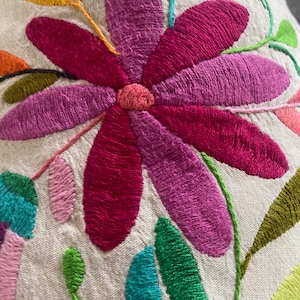 Mexican Otomi Rainbow Narrow Table Runner Embroider for Home Decor - Etsy