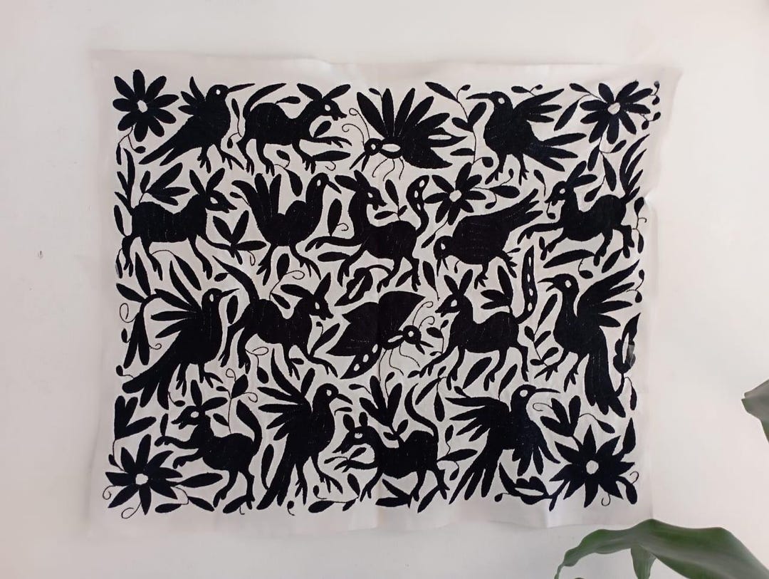Mexican Wall Art / Otomi Wall Art / Wall Hanging / Tenango / Living ...