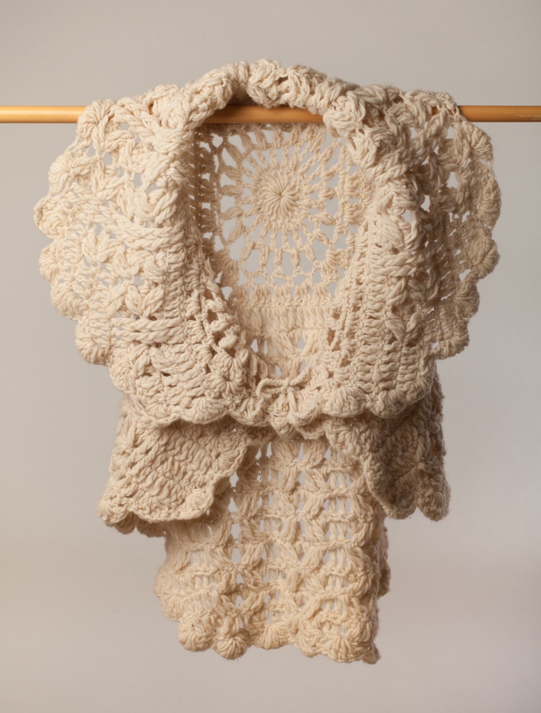 Raw Wool Hand Knit Woman Vest - Etsy