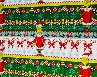 Grinch fabric | Etsy