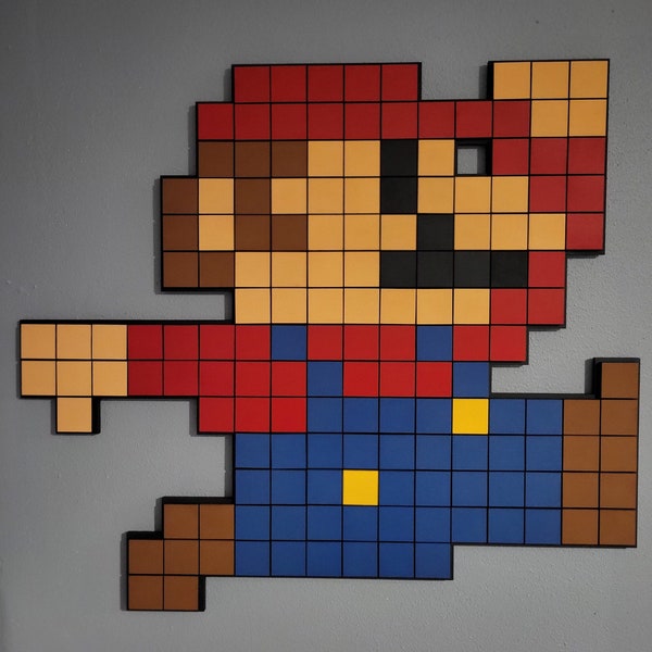 8 Bit Mario - Etsy