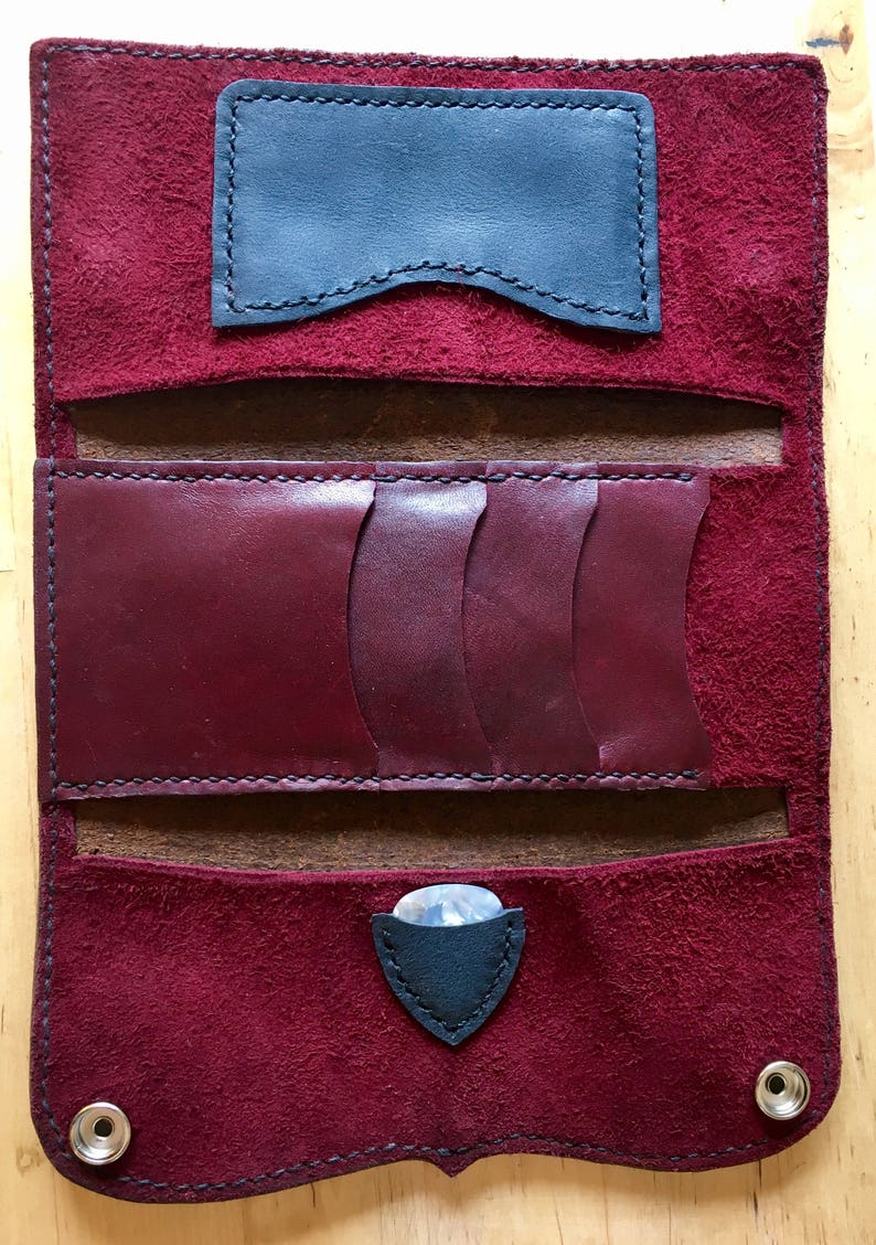 Western Tip, USA Handmade, Leather, Wallet, Snap Close, Androgynous ...