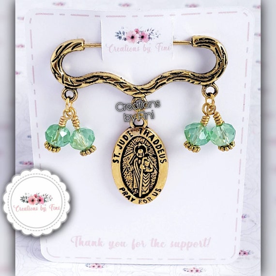 St. Jude Baby Religious Maternity Pregnancy Safety Pin - Etsy