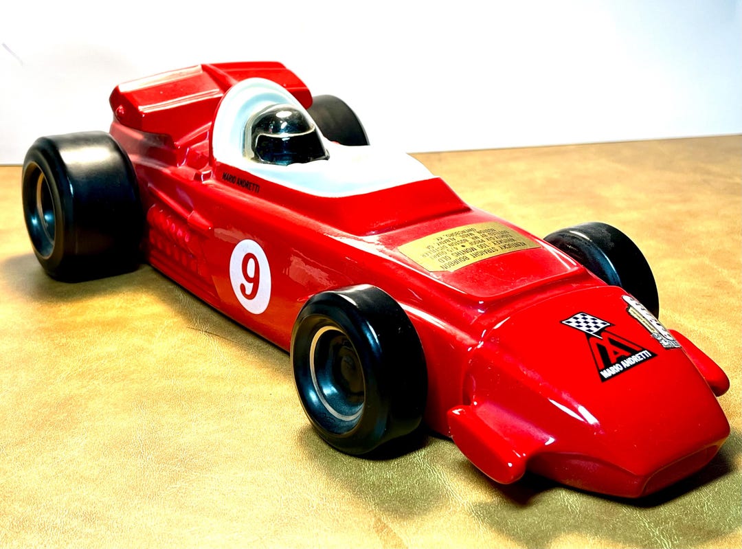 Vintage 1969 Mario Andretti Race Car Bourbon Bottle |mr. Boston Whiskey ...