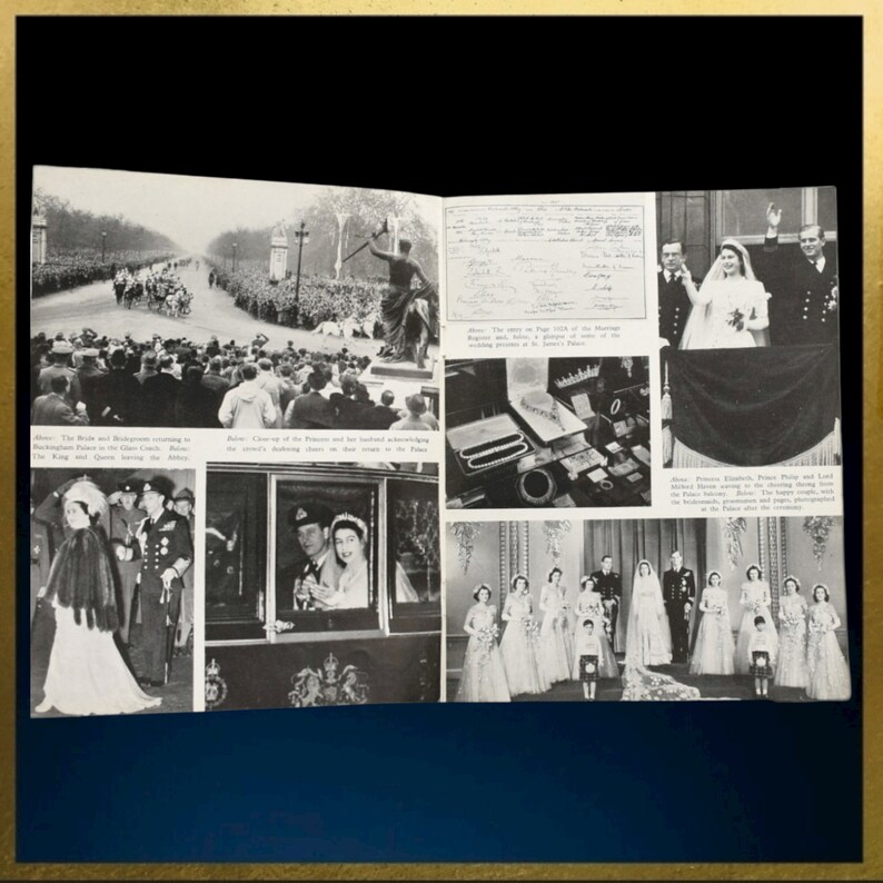 Princess Elizabeth's Wedding Day A Pictorial Souvenir to Commemorate ...
