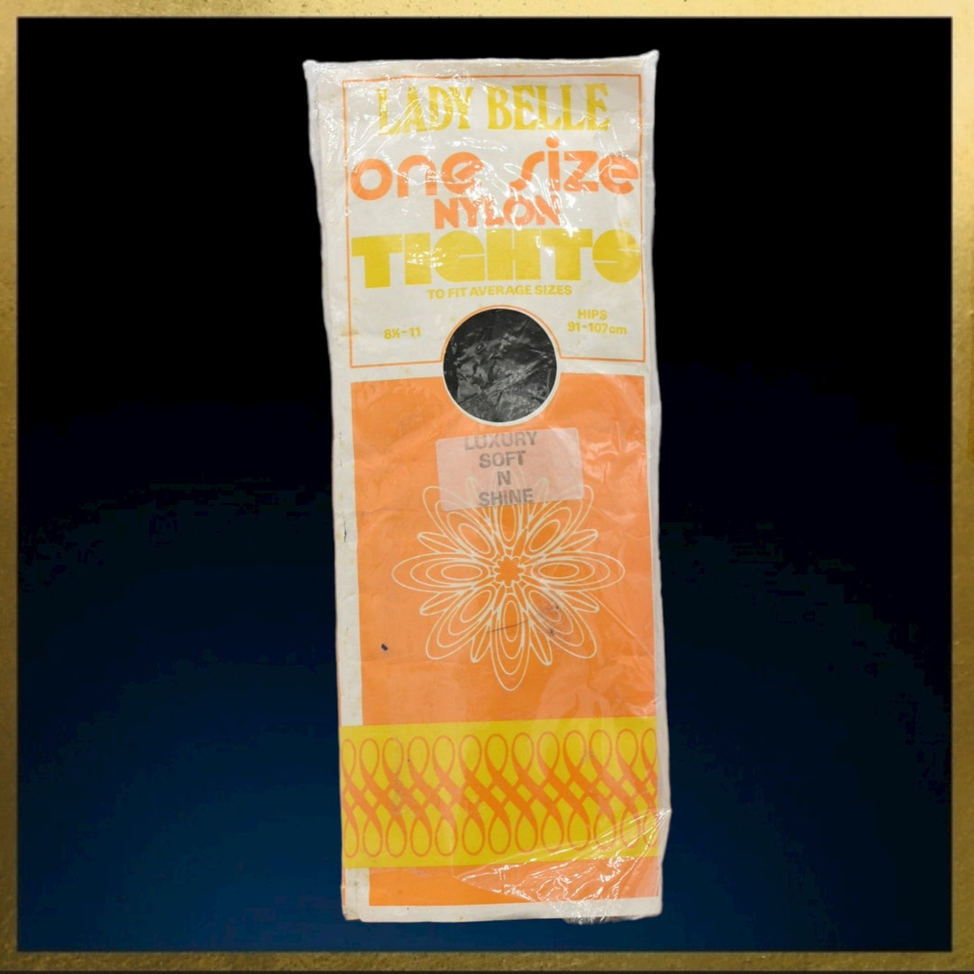 Lady Belle Tights Charcoal One Size 1970s Vintage New in Packet - Etsy