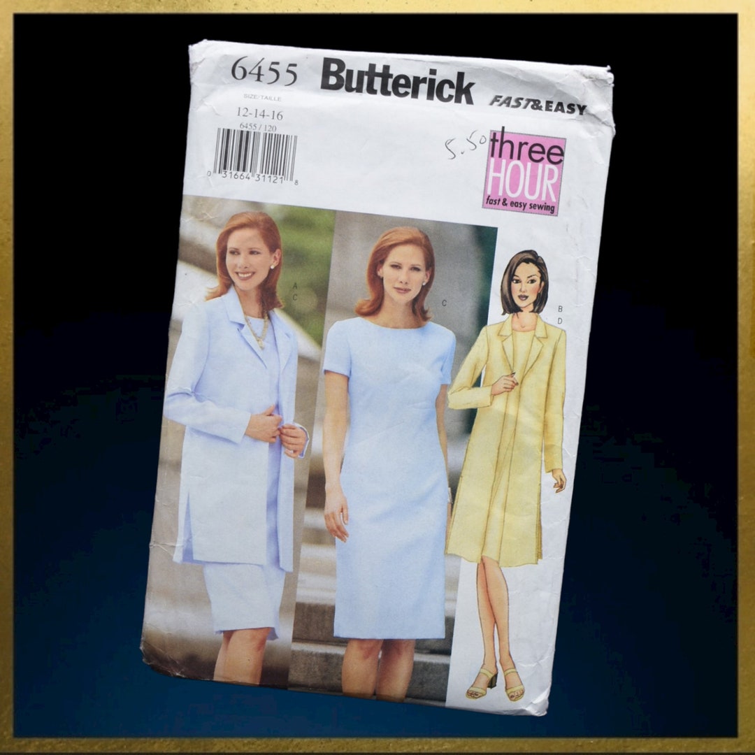 Butterick Fast & Easy Sewing Pattern 6455 Misses Petite A Line Jacket ...