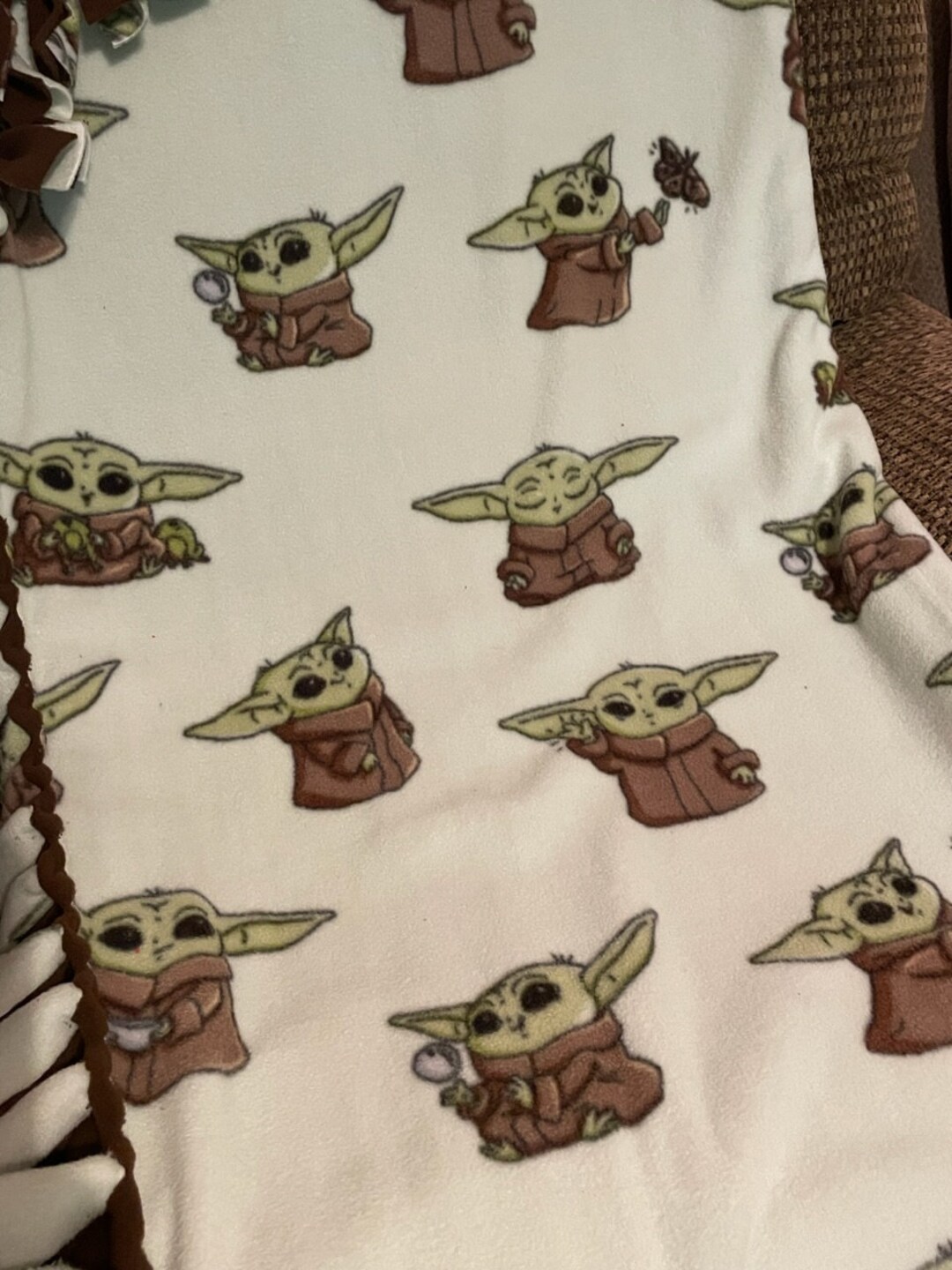 Baby Yoda grogu No Sew Fleece Blanket - Etsy