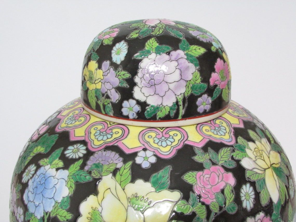 Chinese Porcelain Ginger Jar - Etsy