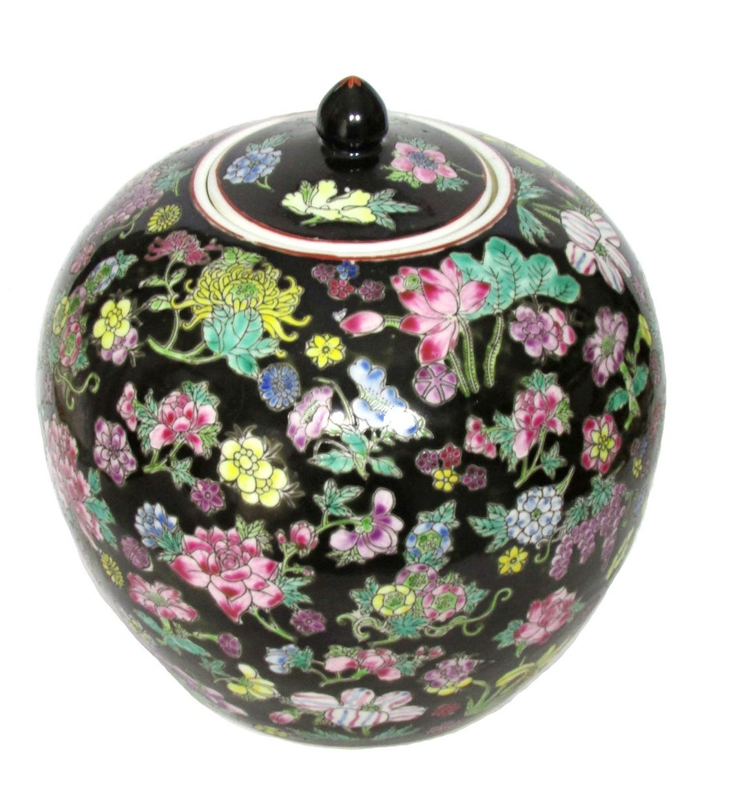 Chinese Porcelain Ginger Jar - Etsy
