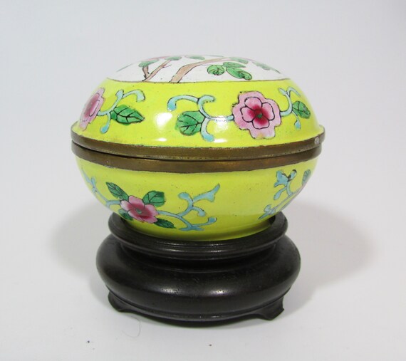 Canton Enamel Box - Etsy