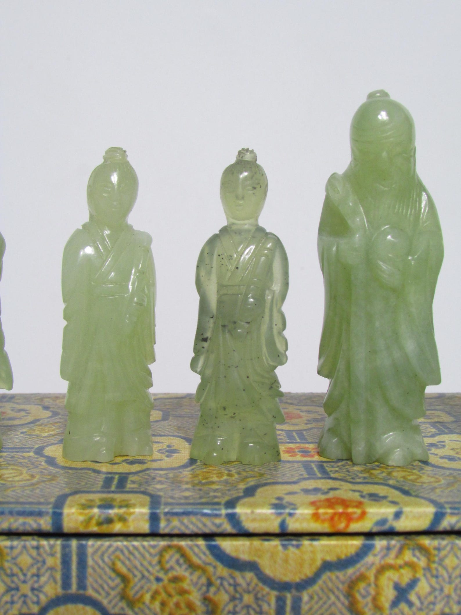 Jade Statues Set - Etsy