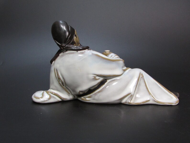 Vintage Chinese Pottery Figure Mud Man Statue - Etsy