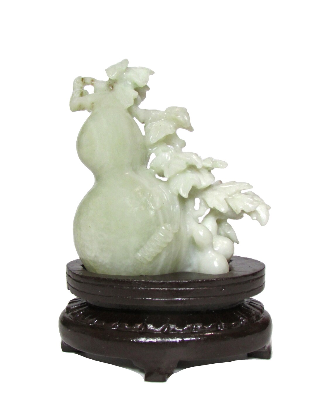 Chinese Jade Carved Flower, Gourd, Vase - Etsy