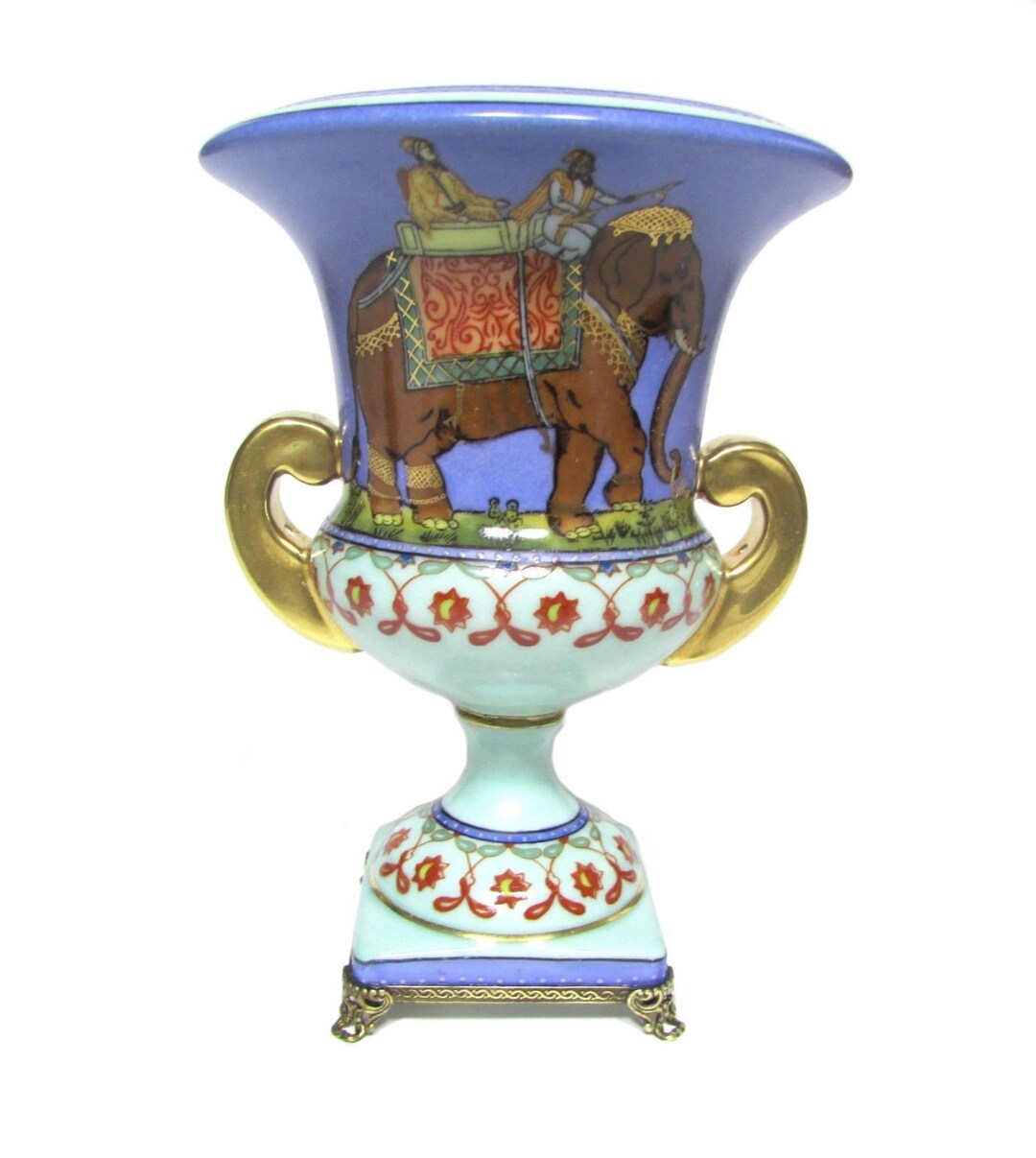 Porcelain Vase Jordan 1897 Tout Court - Etsy