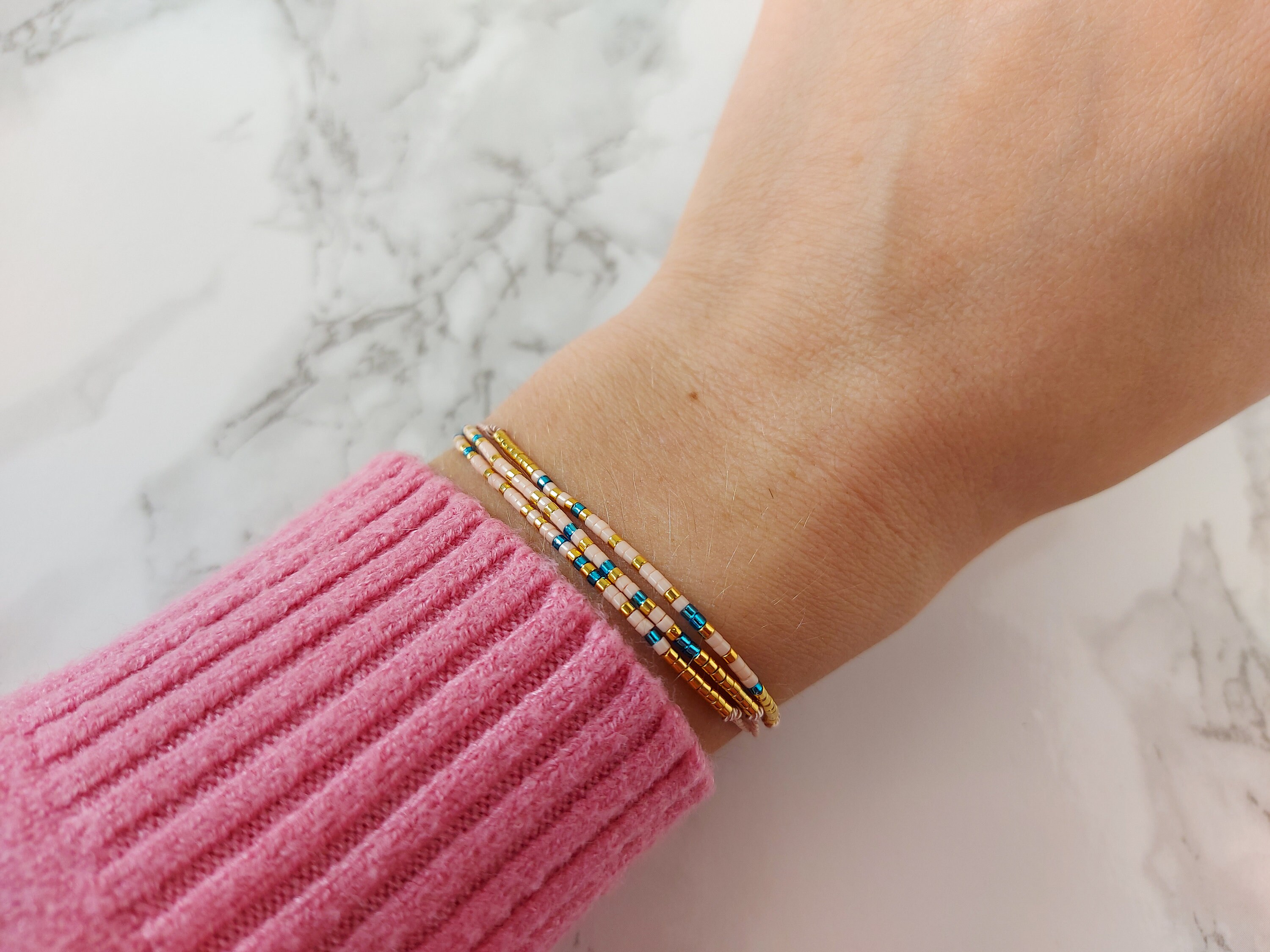 Big Middle Little Sister Morse Code Bracelets, Set of 3 Matching Sister ...