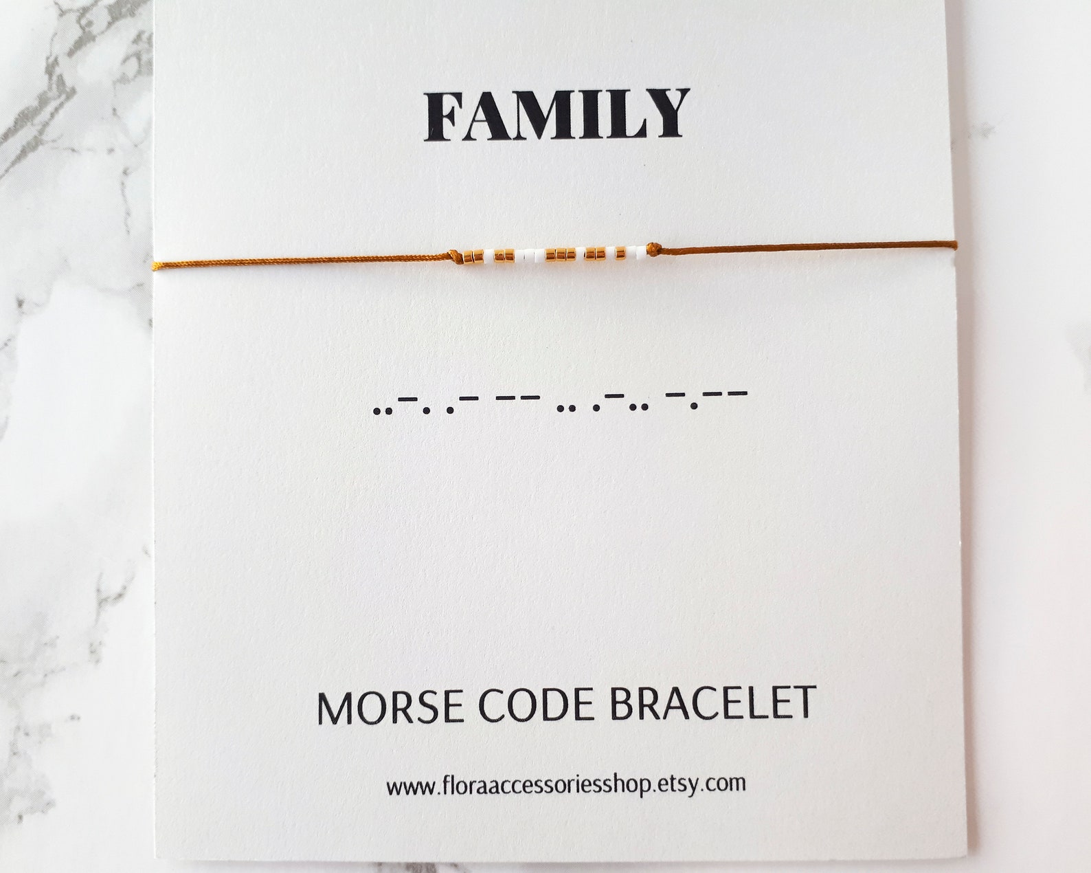 Family Morse Code Bracelet Secret Message Bracelet - Etsy UK