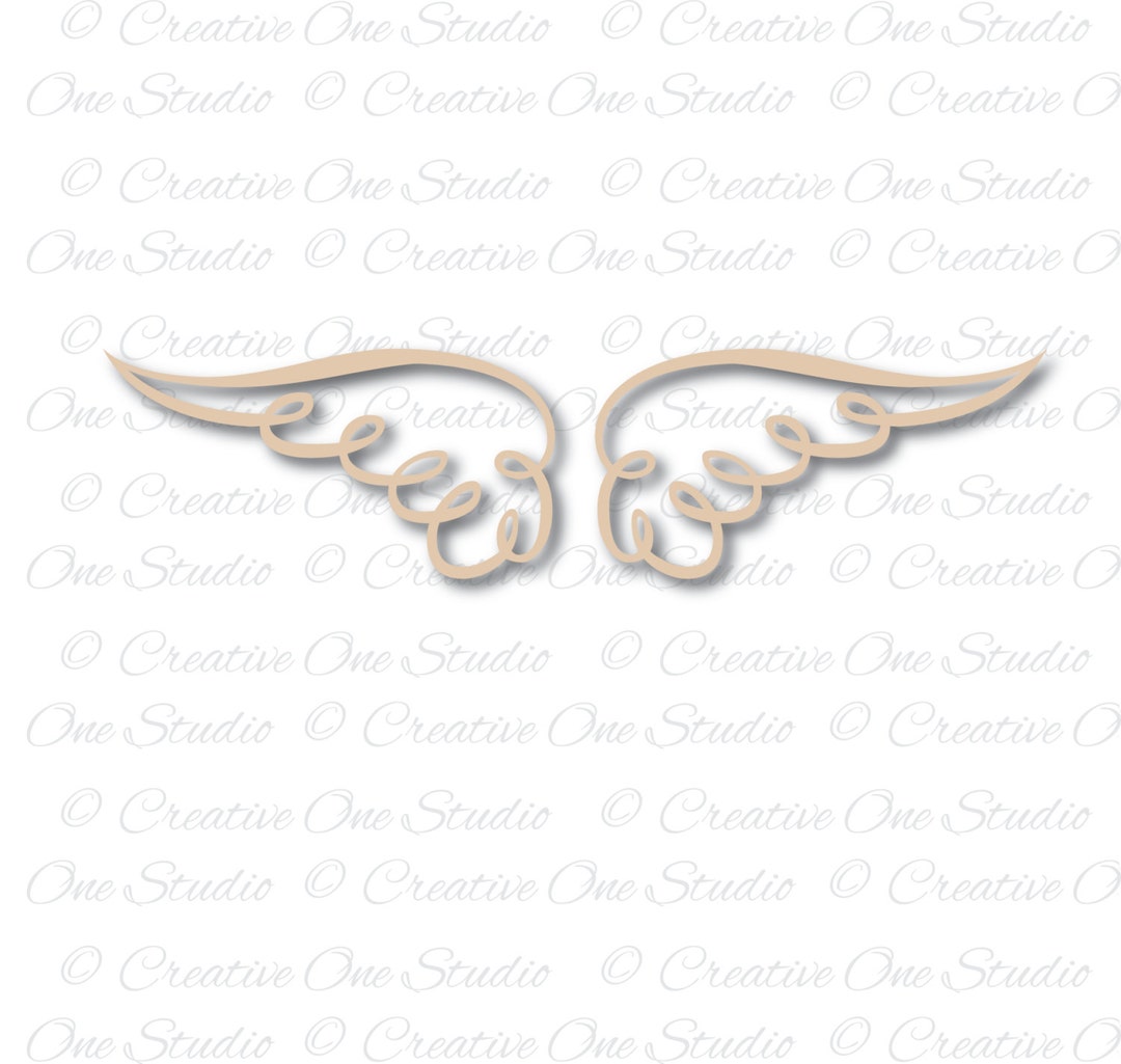 Wings Design Element, SVG, DXF, Eps, Studio3, Pdf, Png, Jpg, Ai ...