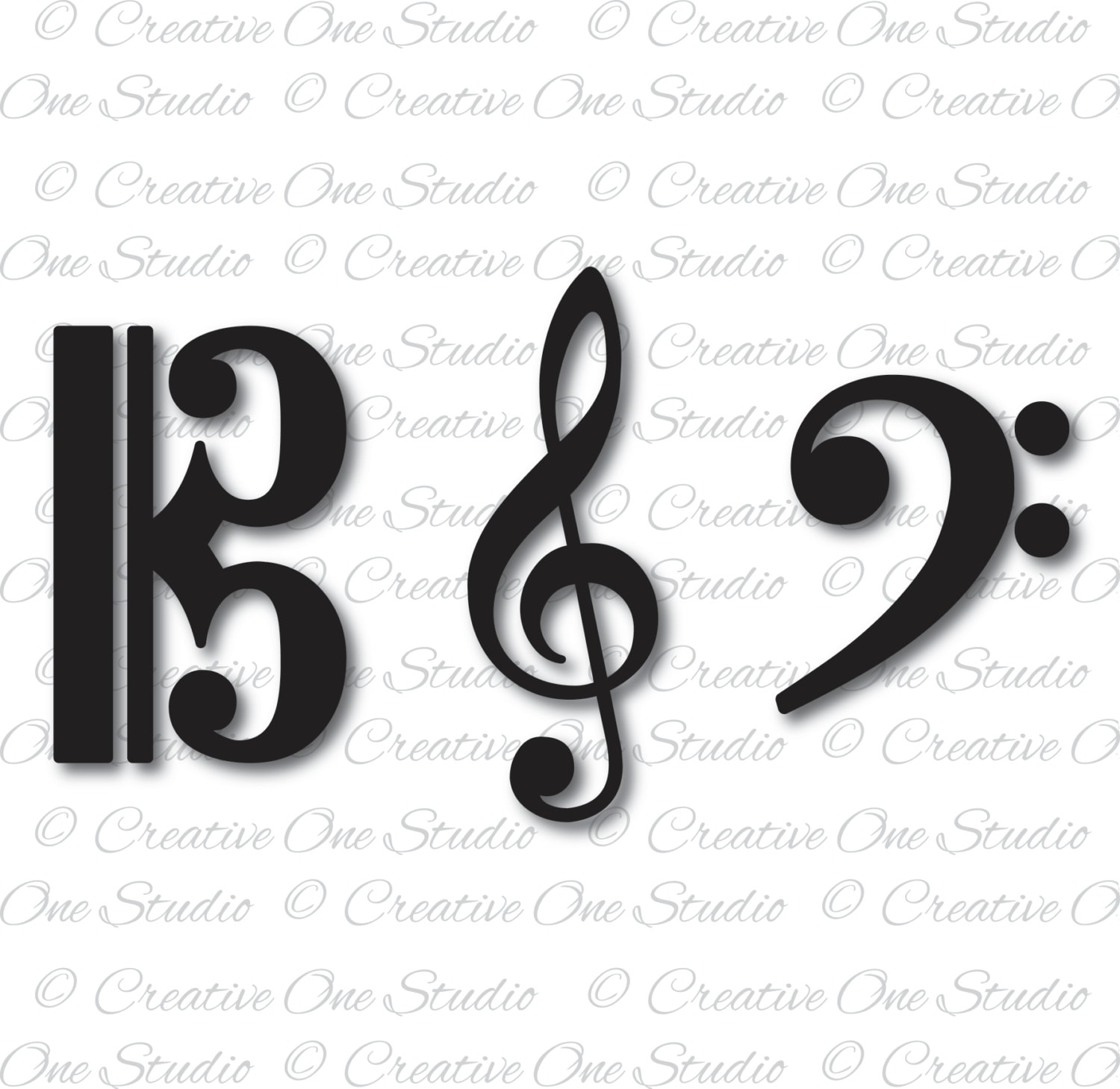 Cool Bass Clef Designs