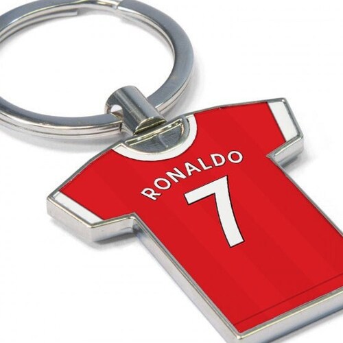 Personalised Football Shirt Keyring Man Utd Fan Keyring Any | Etsy