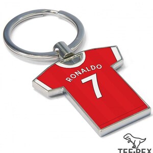 Personalised Football Shirt Keyring Man Utd Fan Keyring - Etsy