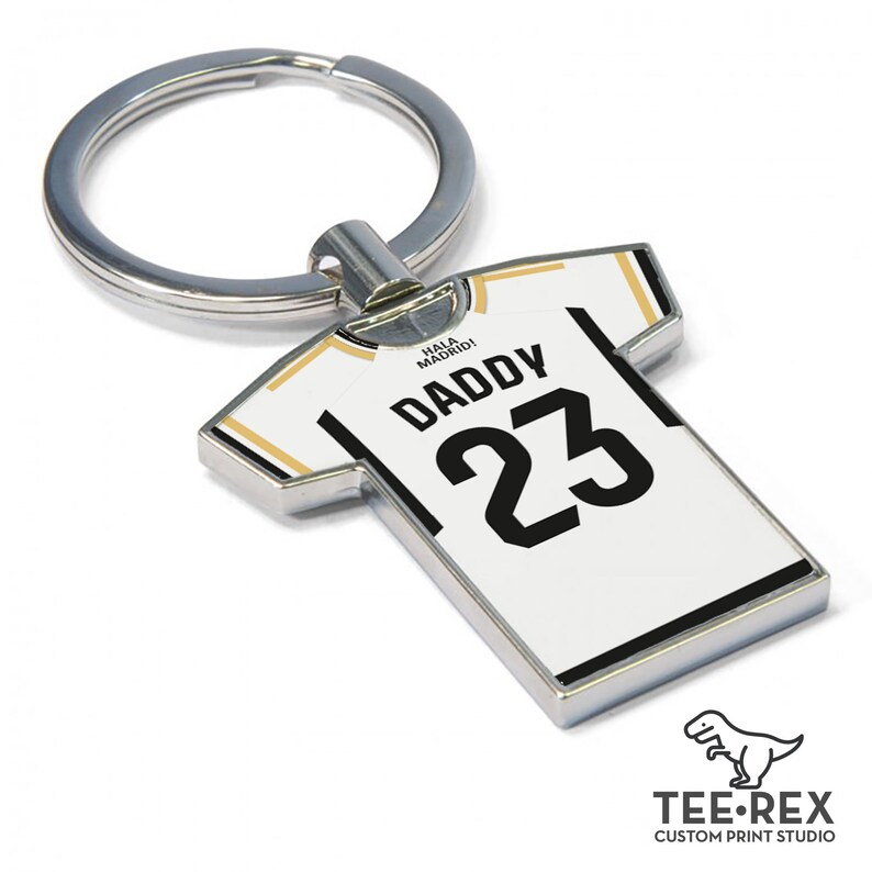 Personalised Real Madrid 2023/24 Kit Keyring – Football Gift - Etsy