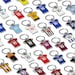 Personalised Argentina Fan Keyring 2022/23 - Football Shirt Keyring ...