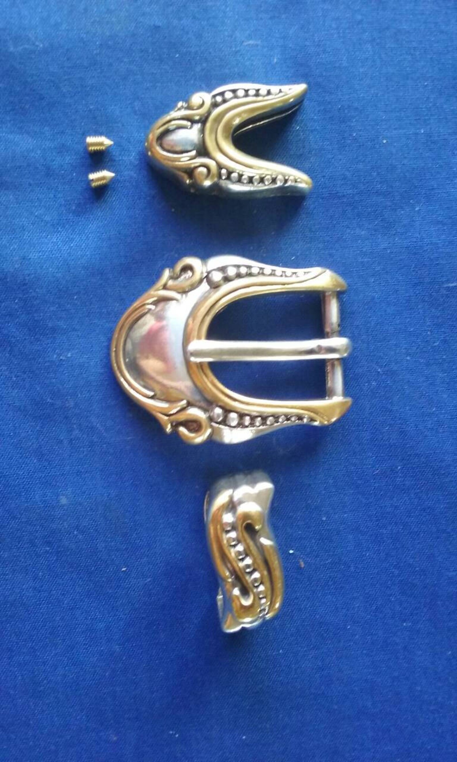 Metal Belt Findings, Gold and Silver Tone - Etsy
