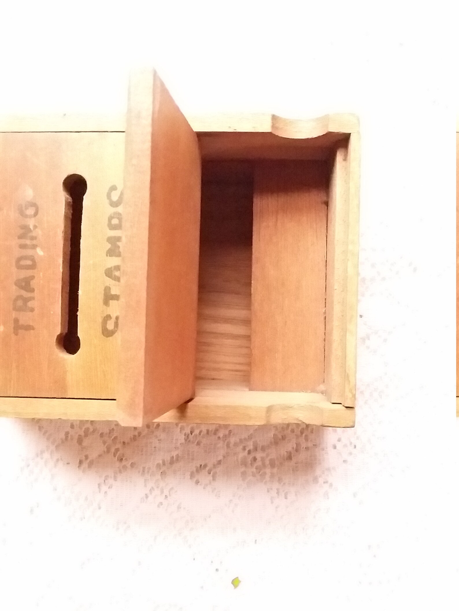 Vintage Wood Trading Stamps Holder - Etsy