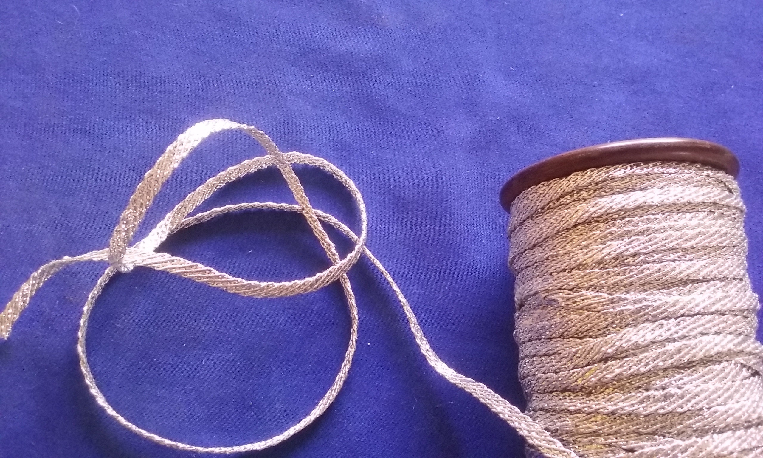 Glittery Silver Braided Trim 1/4" Wide - Etsy