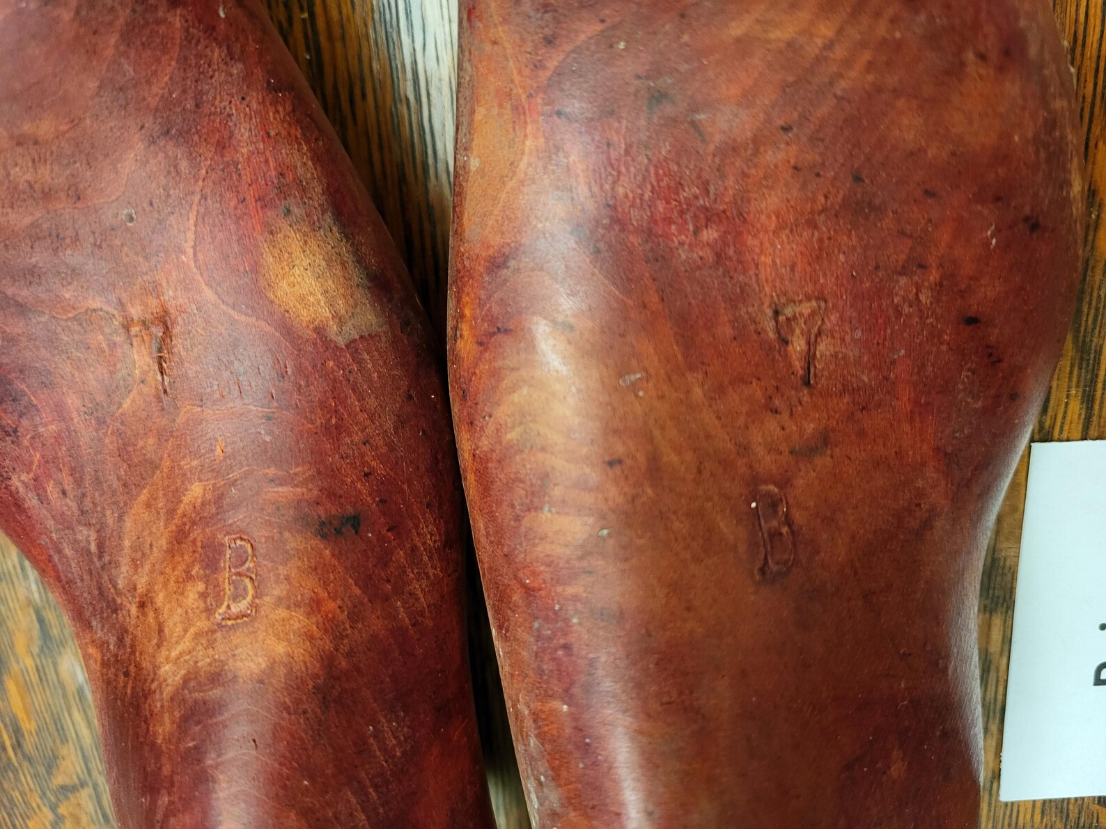 Antique Wood Shoe Lasts, Pair, Men’s 7B - Etsy