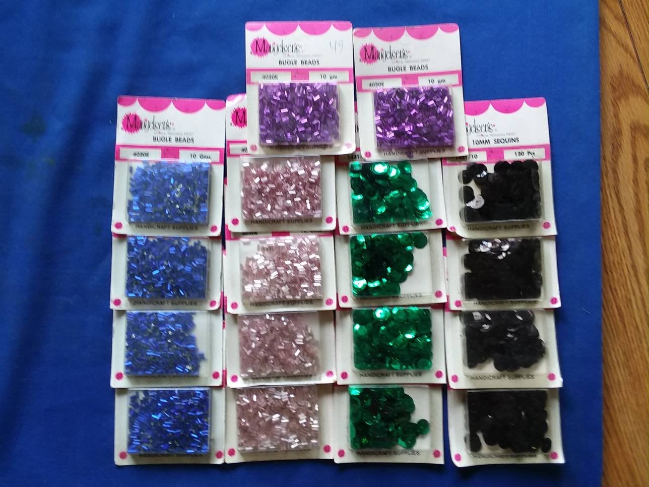 Mixed Lot of Beads and Sequins -- 18 Packs - Etsy