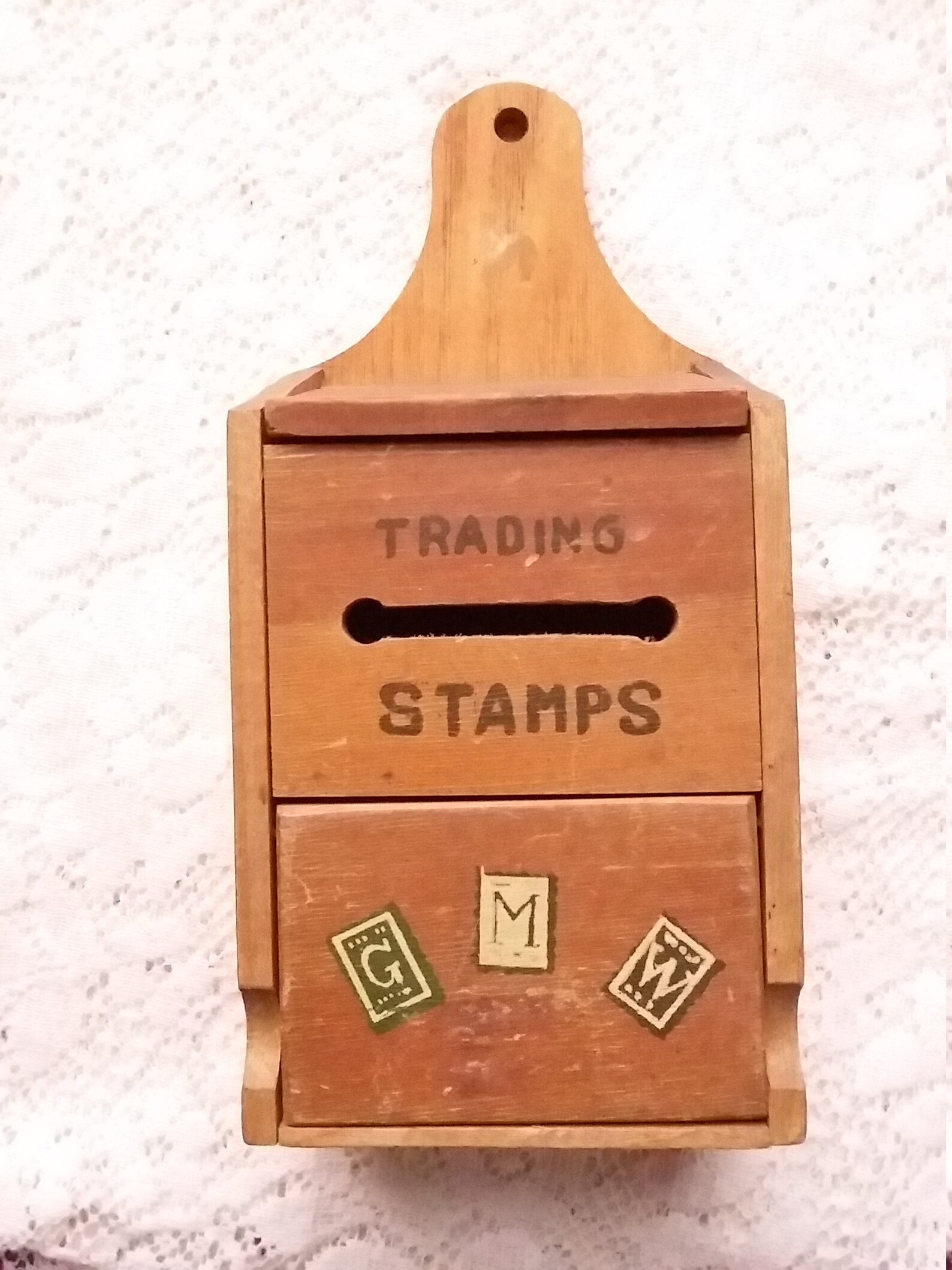 Vintage Wood Trading Stamps Holder - Etsy