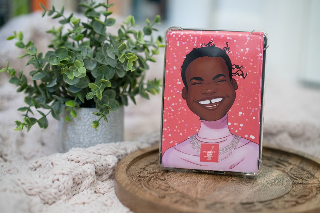 PHYSICAL ITEM Happy Confetti Black Girl Clear Case Insert for Kindle ...