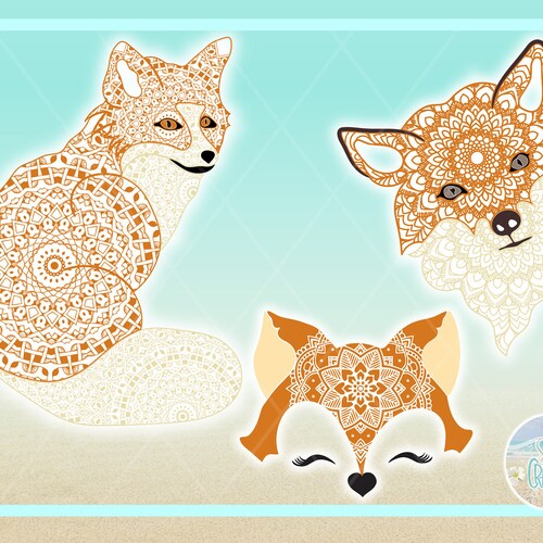 Cardinal Mandala Zentangle SVG Files for Cricut Silhouette - Etsy