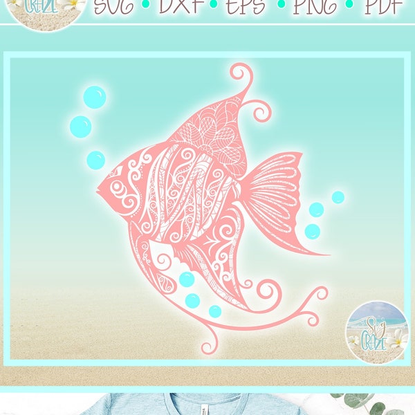 Fish Mandala Svg - Etsy
