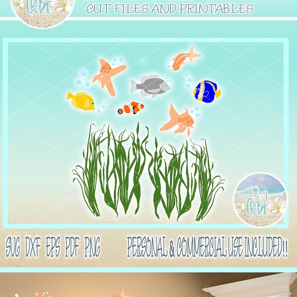 Seaweed Wall Decal - Etsy