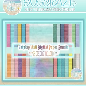 Shiplap Wall Digital Paper Bundle 28 Designs Included 12 X 12 300 DPI ...