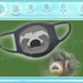Sloth Face Mask SVG Files for Cricut Silhouette - Dxf Eps Pdf Png ...