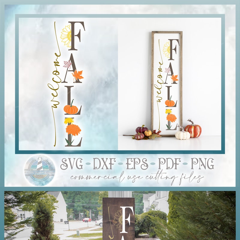 Tall Fall Sign - Etsy