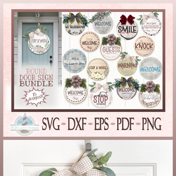 Svg for Front Door Signs - Etsy