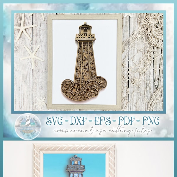 3d Laser Files Lighthouse - Etsy