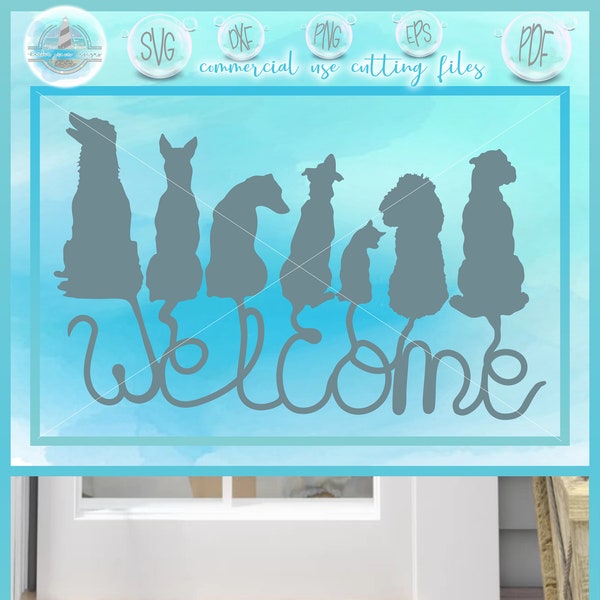 Welcome Tails Svg - Etsy