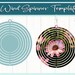 Circle Wind Spinner Template SVG - Windspinner Svg - Hanging Wind ...
