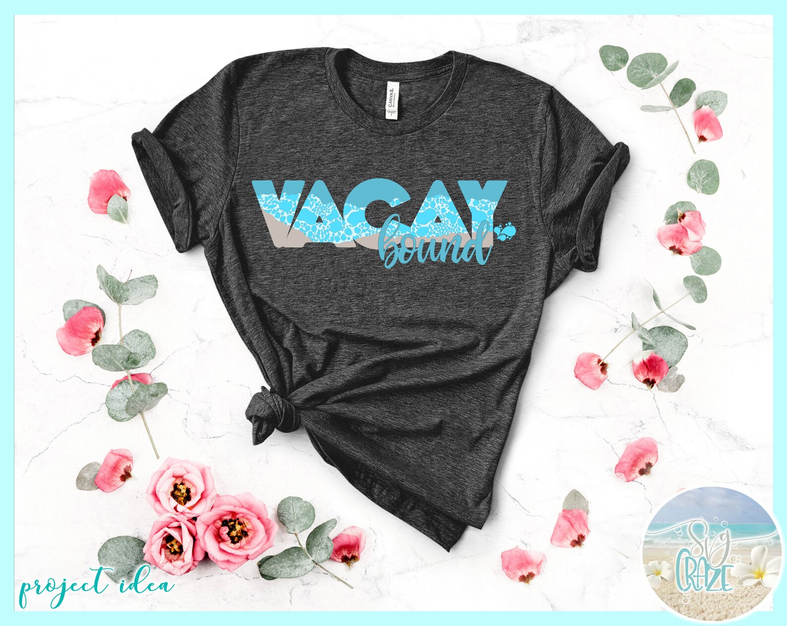 Vacay Vacation Bound SVG Dxf Eps Pdf PNG Files for Cricut - Etsy