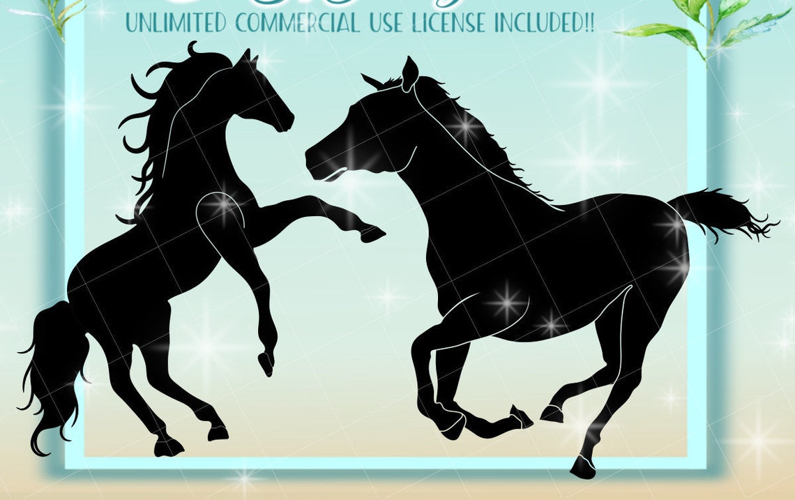 Horse SVG Files for Cricut Silhouette Dxf Eps Pdf Png - Etsy