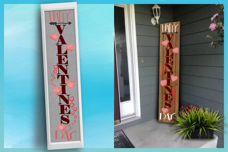 Holiday Tall Vertical Front Porch Sign Bundle SVG Dxf Eps Png | Etsy