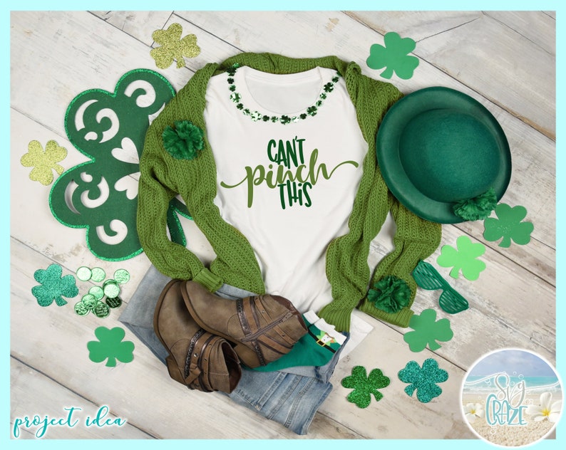 St Patricks Day Cant Pinch This SVG Files for Cricut - Etsy
