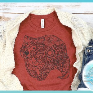Wombat Mandala Zentangle SVG Files for Cricut Silhouette - Dxf Eps Pdf ...